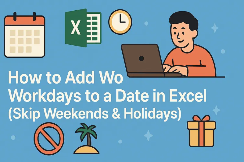 如何在Excel中添加工作日 | 匡优Excel AI Excel操作